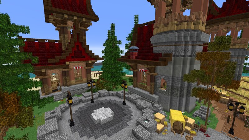 Island Spawn with Models Minecraft Map