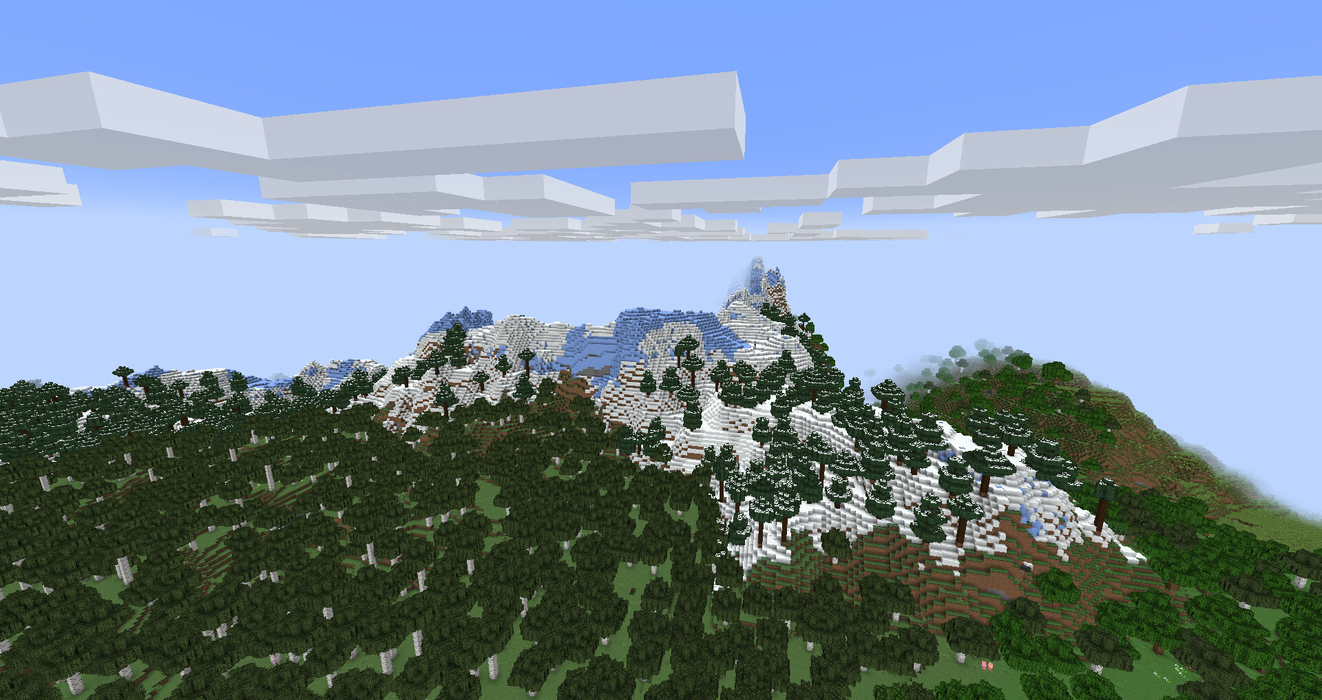 Pretty mountains Minecraft Map