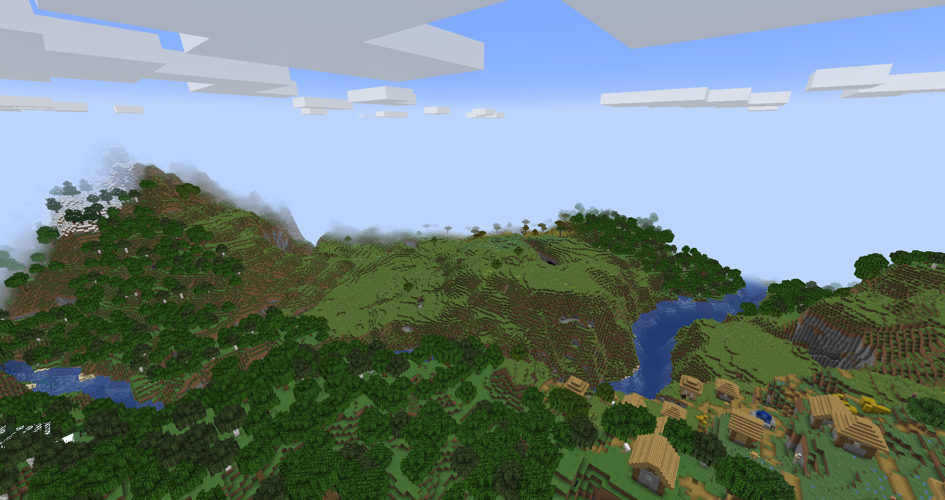 Pretty mountains Minecraft Map