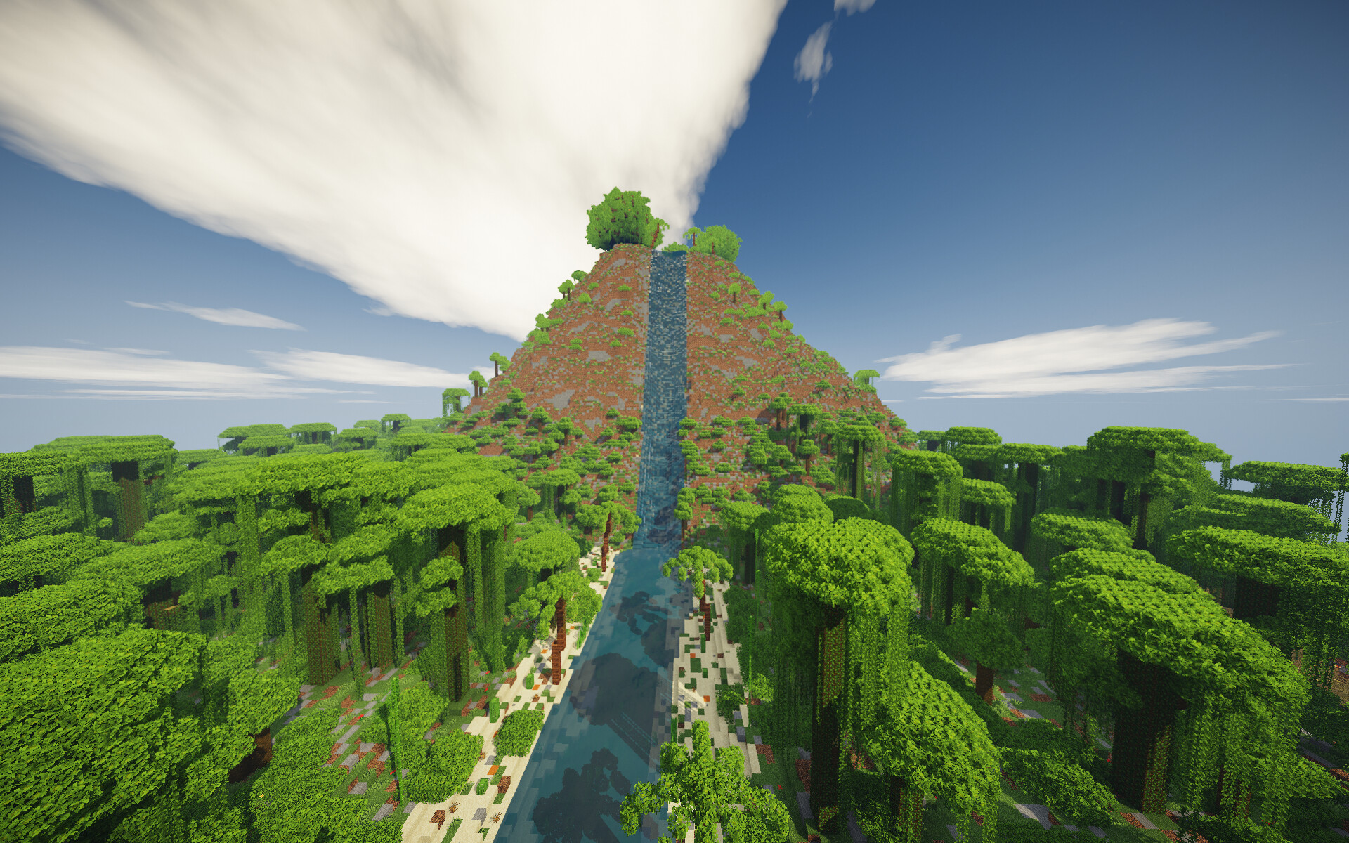 Waterfall Minecraft Map