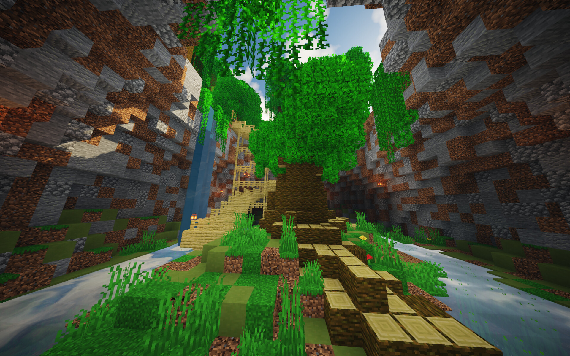 Waterfall Minecraft Map