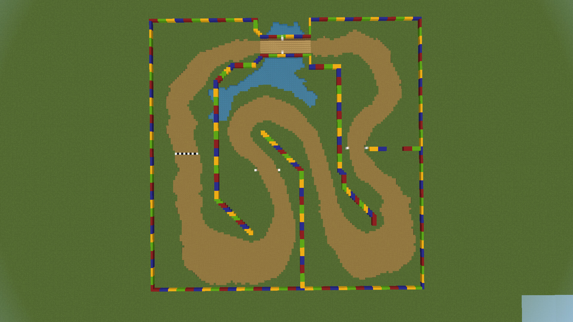 Mario Kart in MINECRAFT BEDROCK! Minecraft Map