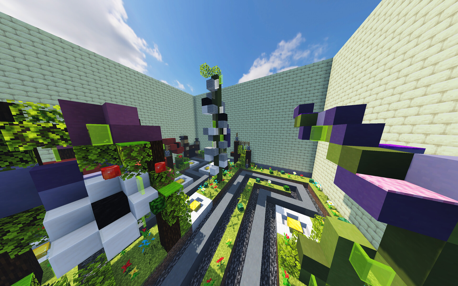 Tower Defense - Flowers [Playable] Minecraft Map