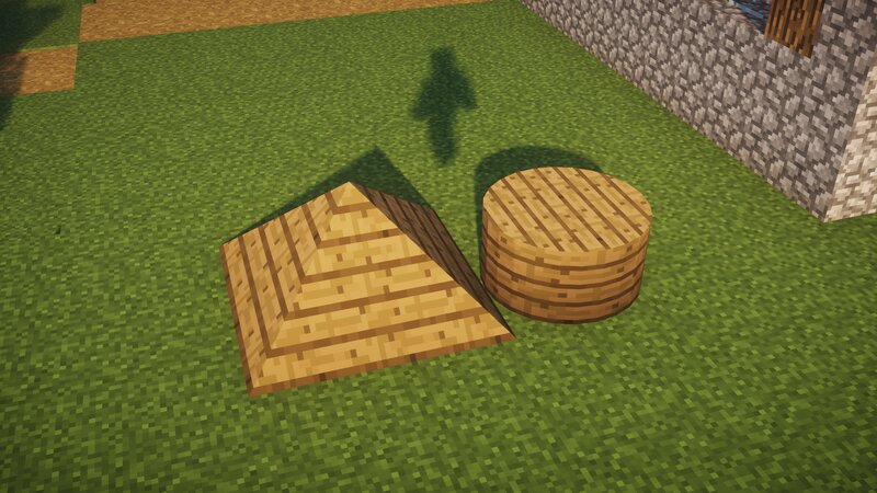 How to build triangle and circle in Minecraft! Minecraft Map