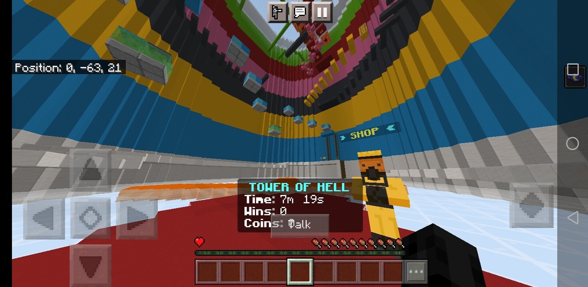 Tower Of Hell Minecraft Map
