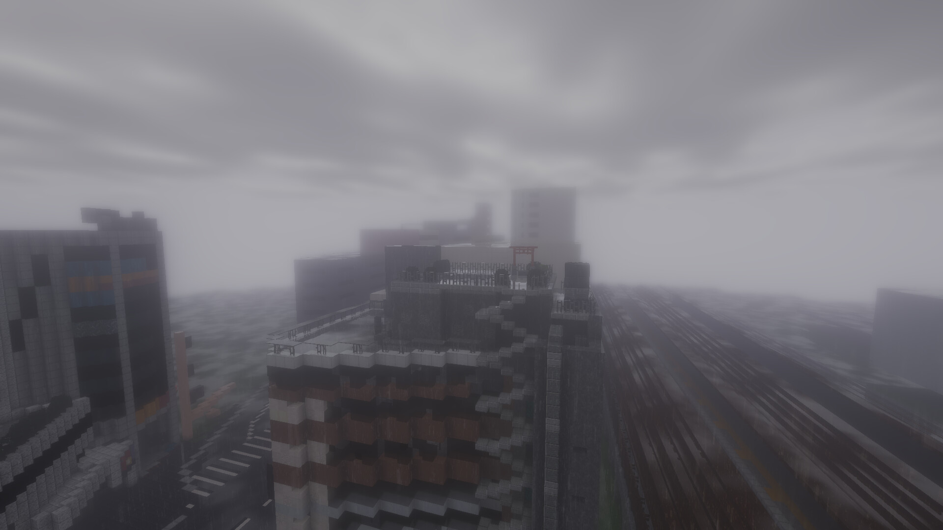 Weathering with you: abandoned building Minecraft Map