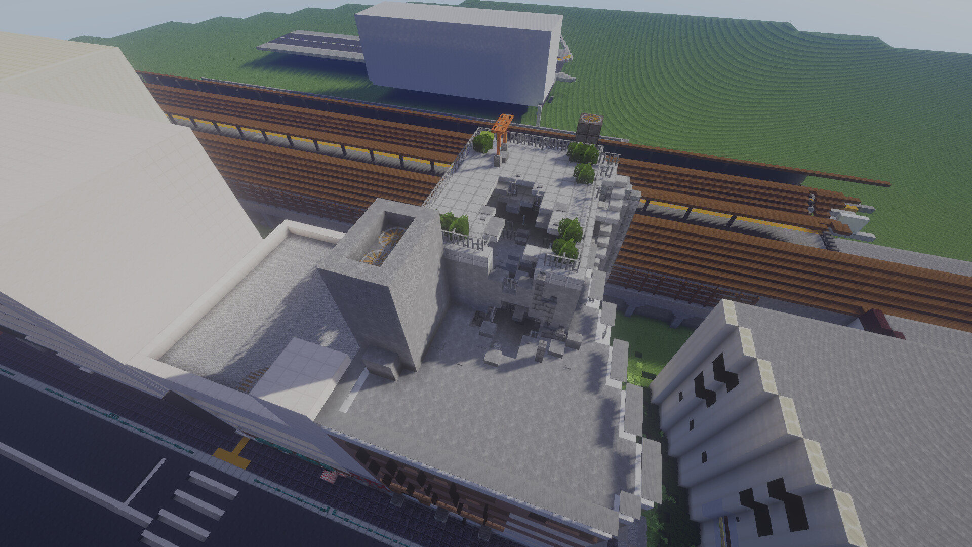 Weathering with you: abandoned building Minecraft Map