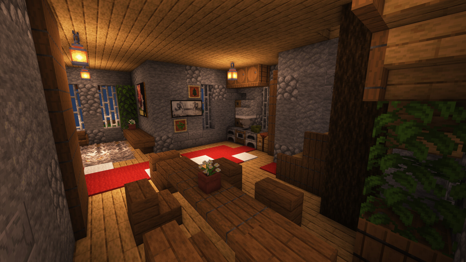 Steampunk house for survival with interior [ Download ] Minecraft Map