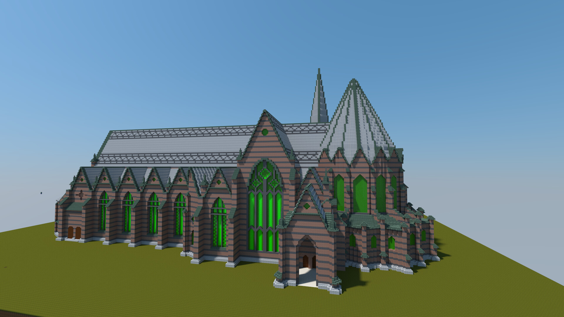 Oscar fredriks - inspired cathedral (WIP) Minecraft Map