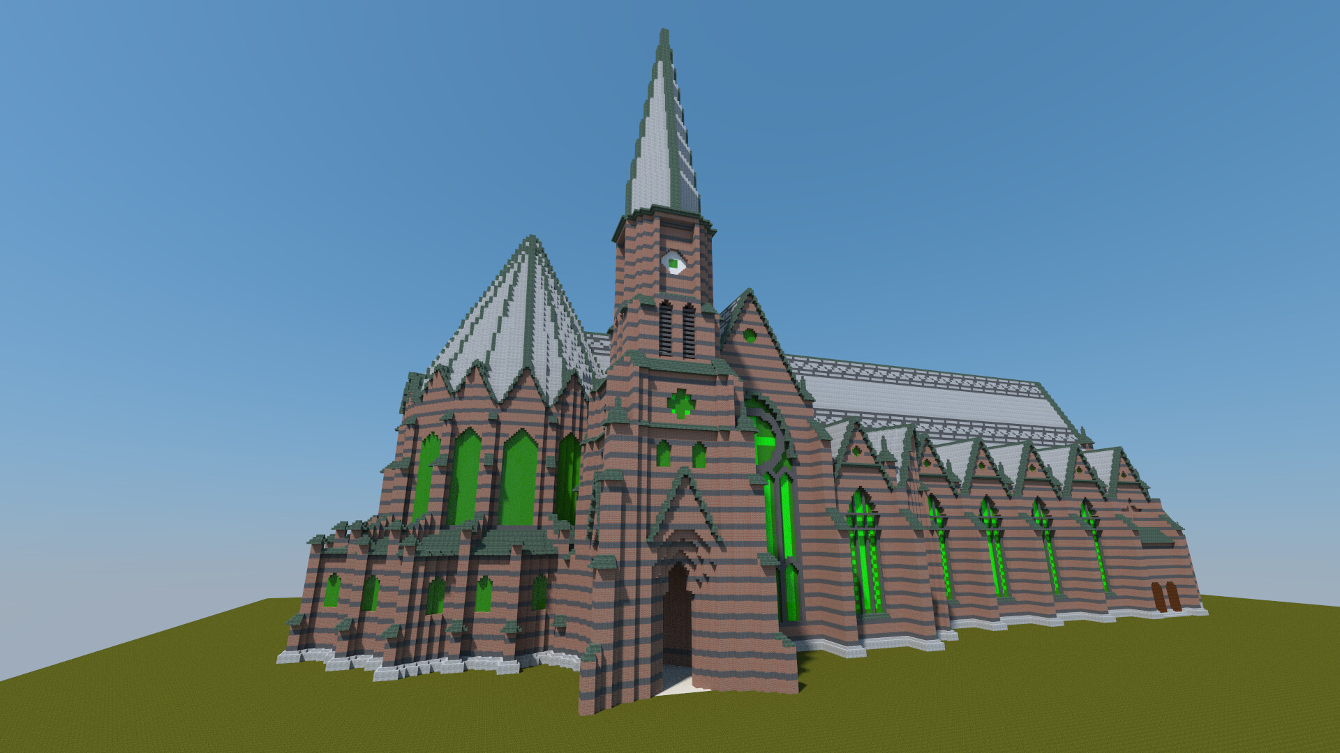 Oscar fredriks - inspired cathedral (WIP) Minecraft Map