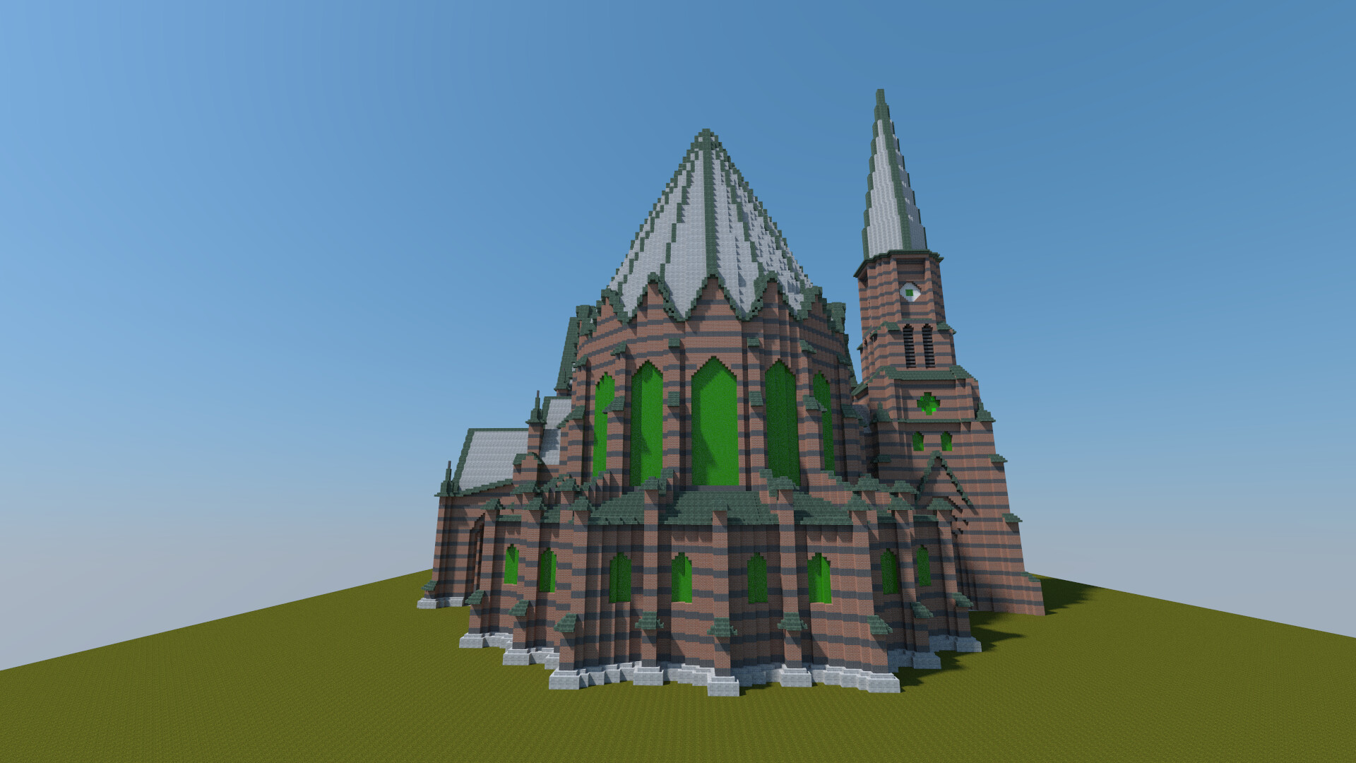 Oscar fredriks - inspired cathedral (WIP) Minecraft Map