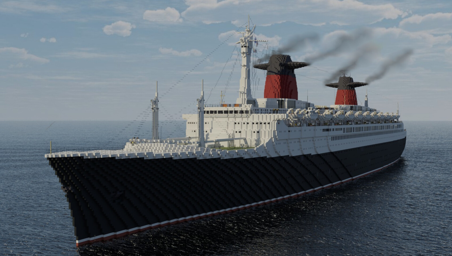 SS France 1961 2:1 scale Minecraft Map