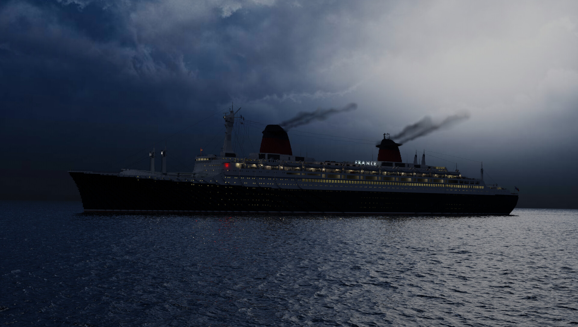 SS France 1961 2:1 scale Minecraft Map