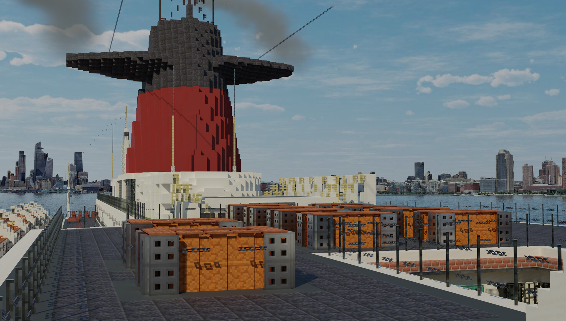 SS France 1961 2:1 scale Minecraft Map