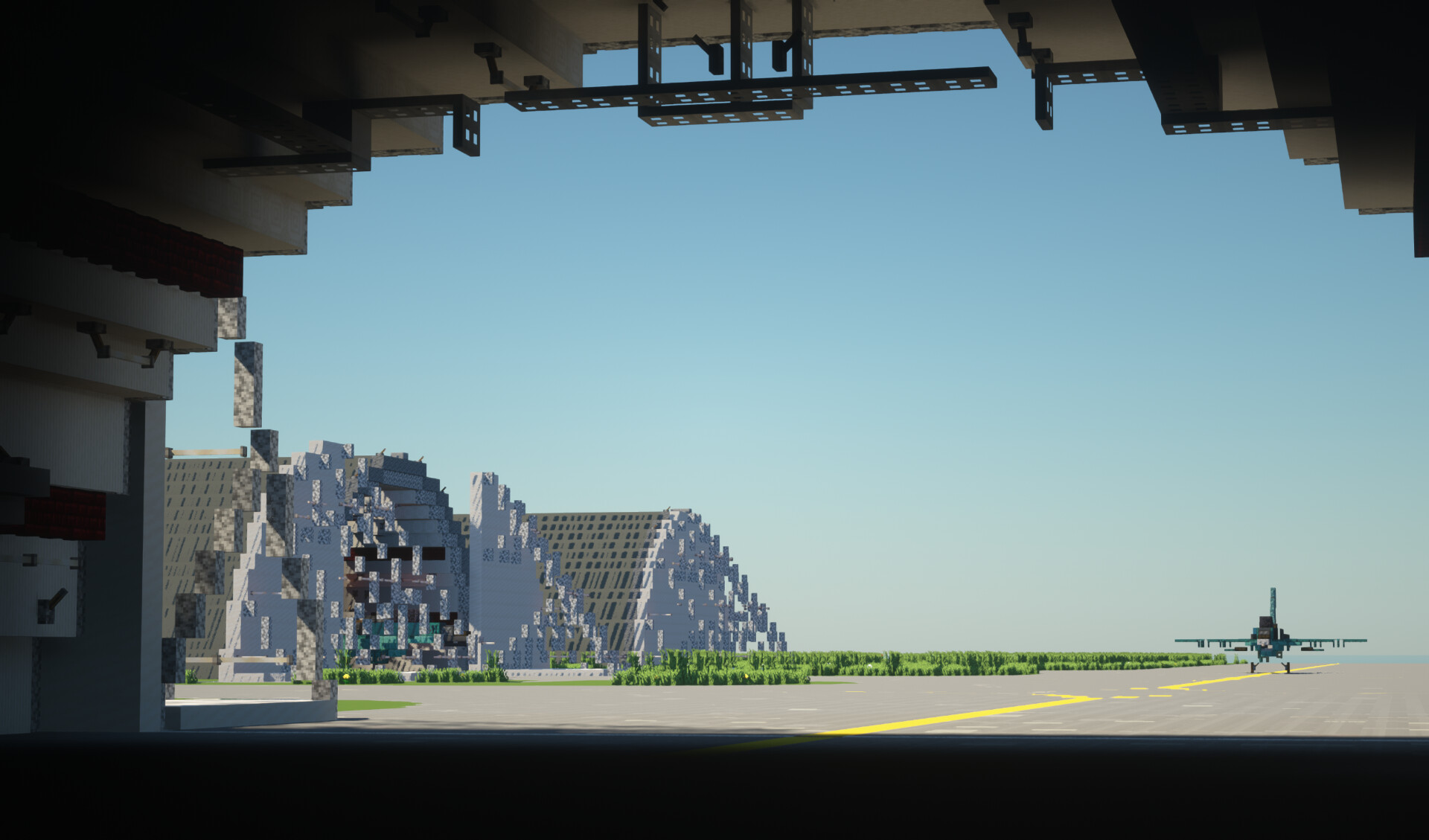 Hardened Aircraft Shelter, 1.5:1. Minecraft Map