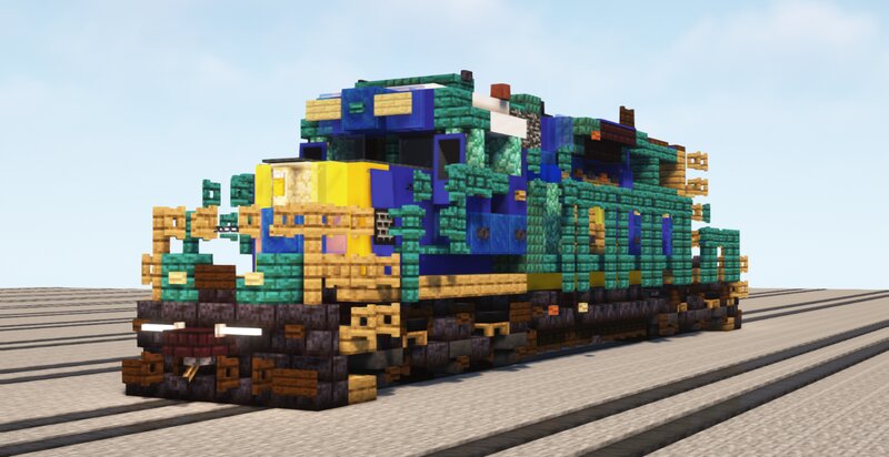 1.5:1 Scale CSX EMD SD40-2 #2428 Diesel Locomotive Minecraft Map