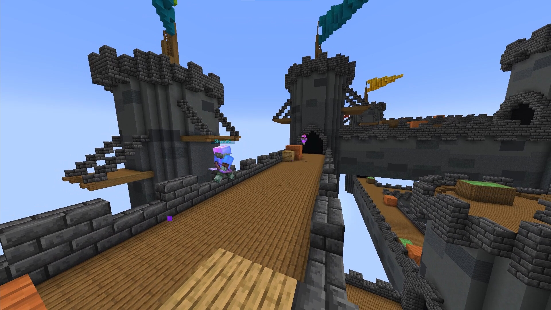 Fly & Fall - Minigame PvP map Minecraft Map