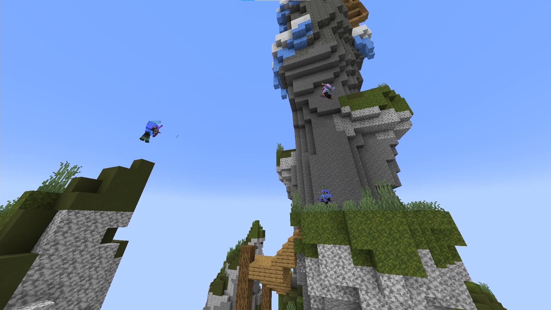 Fly & Fall - Minigame PvP map Minecraft Map