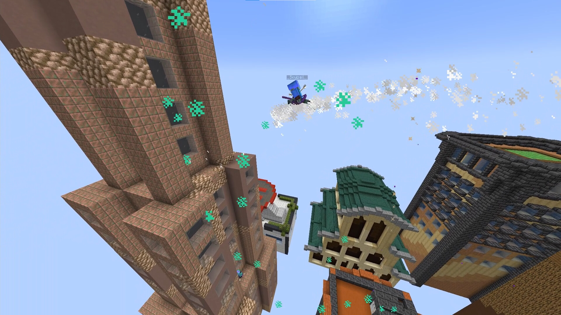 Fly & Fall - Minigame PvP map Minecraft Map