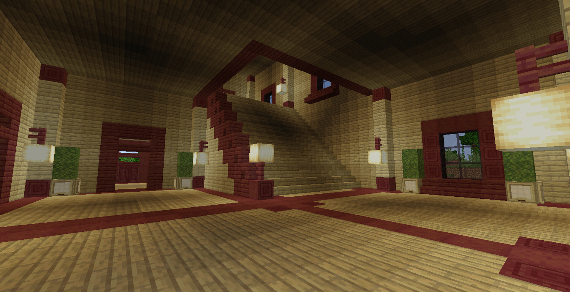 1.19 Mangrove wood House Minecraft Map