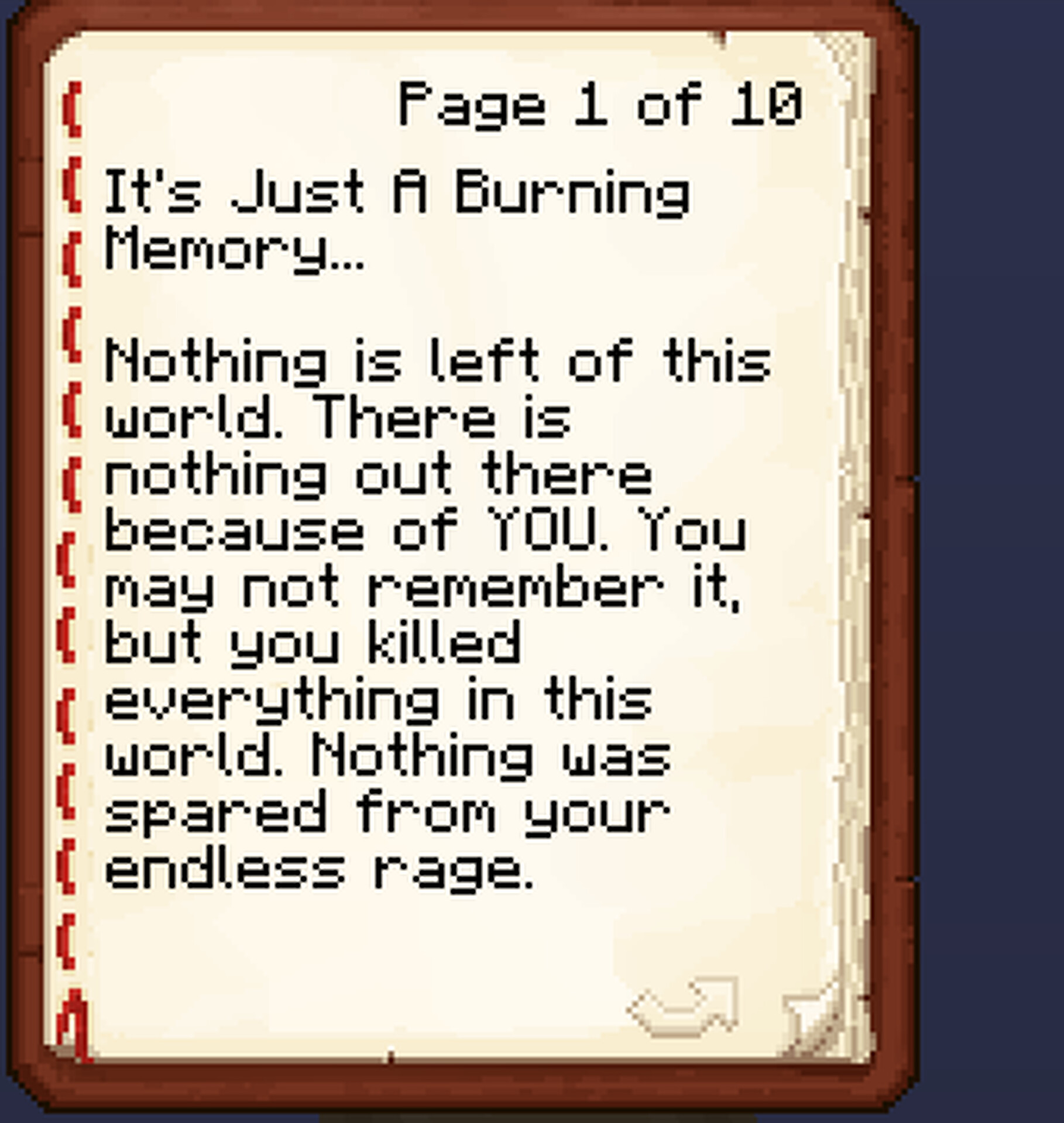 It's Just A Burning Memory Minecraft Map