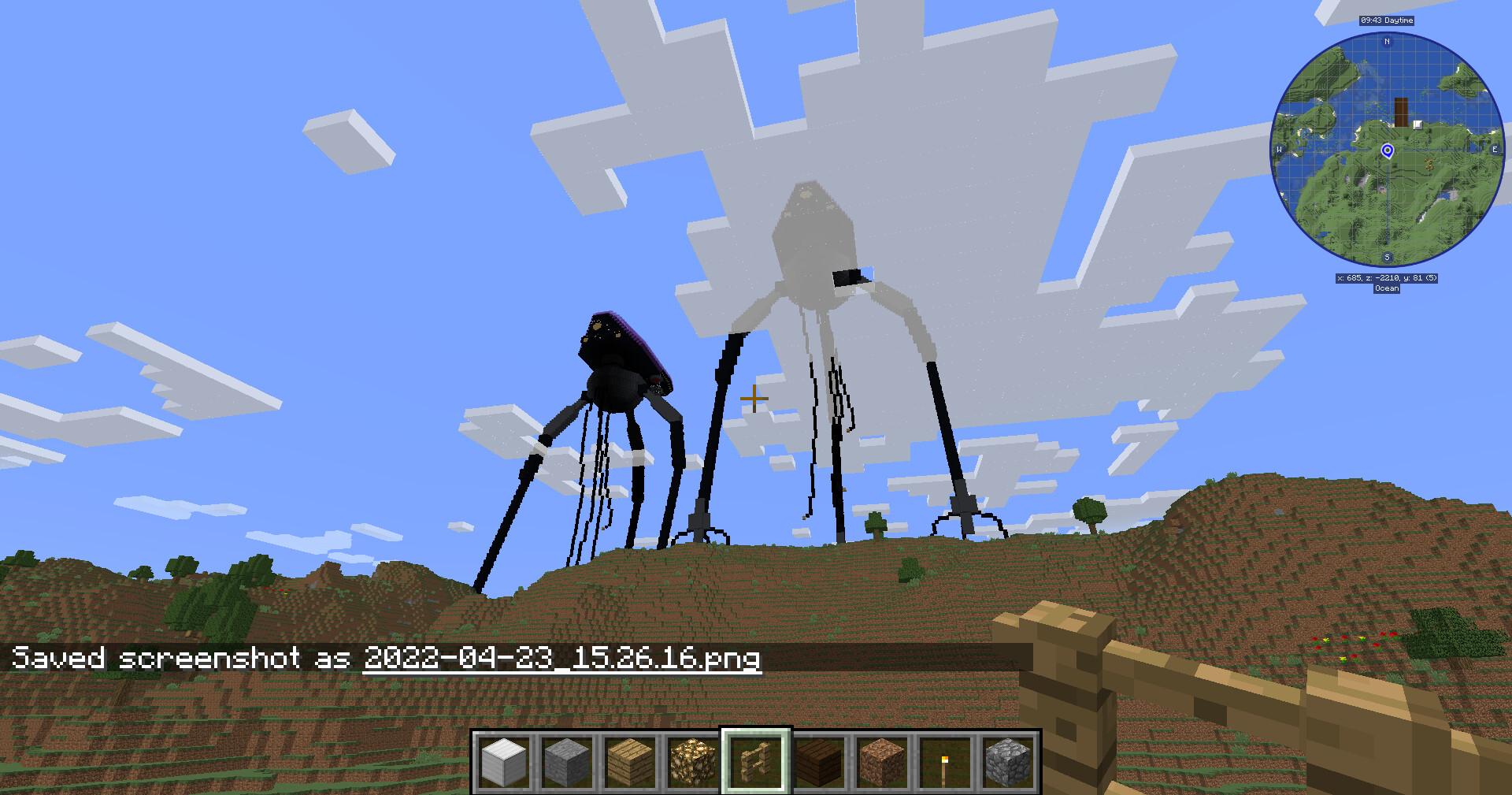 War of the Worlds Minecraft Map