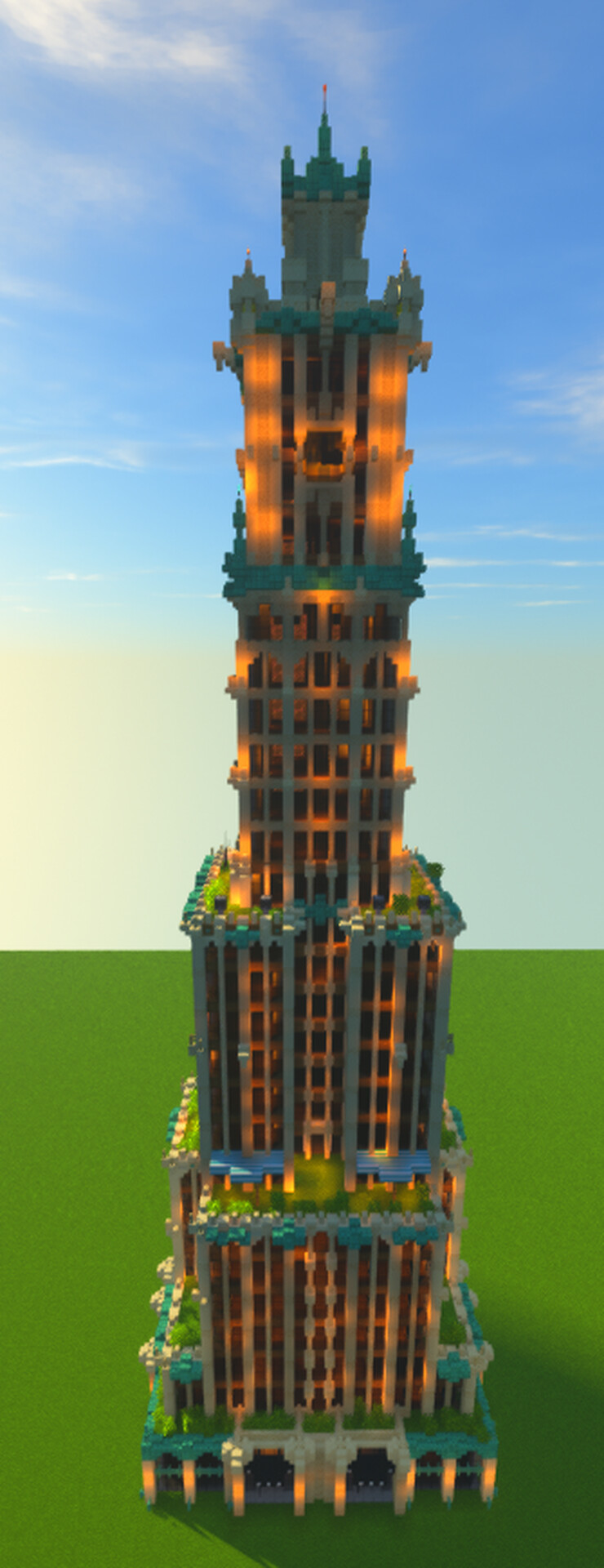 Gothic/Art Deco Building Minecraft Map