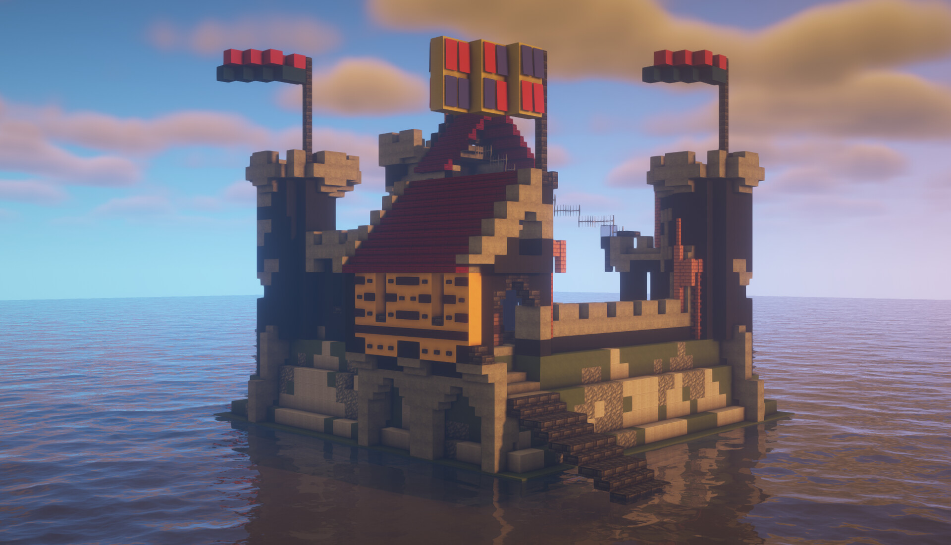 LEGO Castle - Set 6086 - Black Knight's Castle Minecraft Map