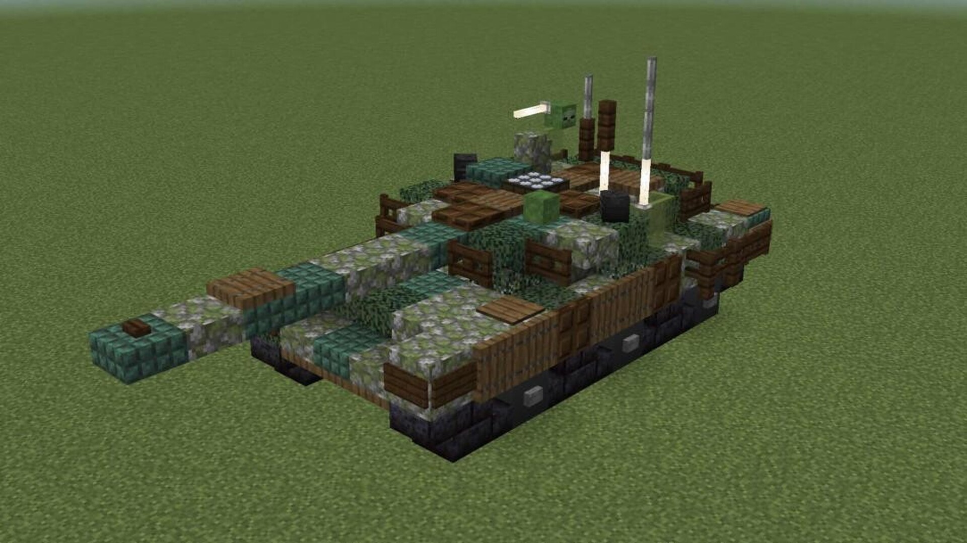 1.5:1 scale T-90M provy 3 + "Nakidka" thermal cover Minecraft Map