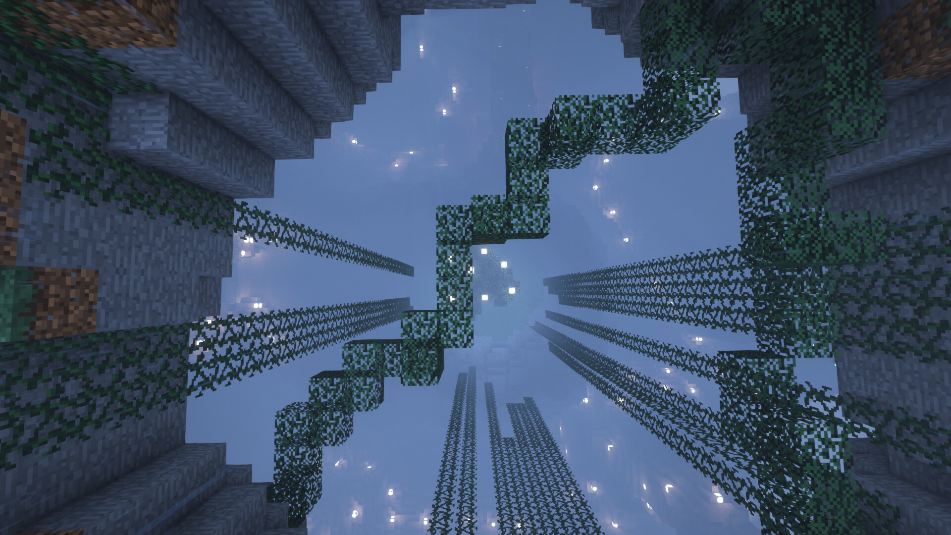 Underground cave city Minecraft Map