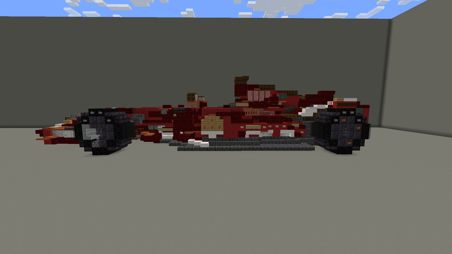 Ferrari F2007 F1 Car 10:1 Scale Minecraft Map