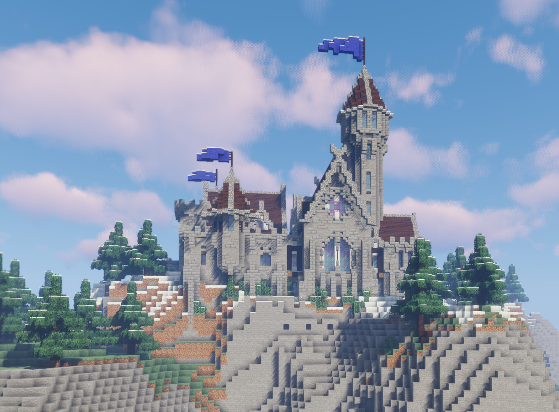 Tidavall - Medieval village with castle Minecraft Map
