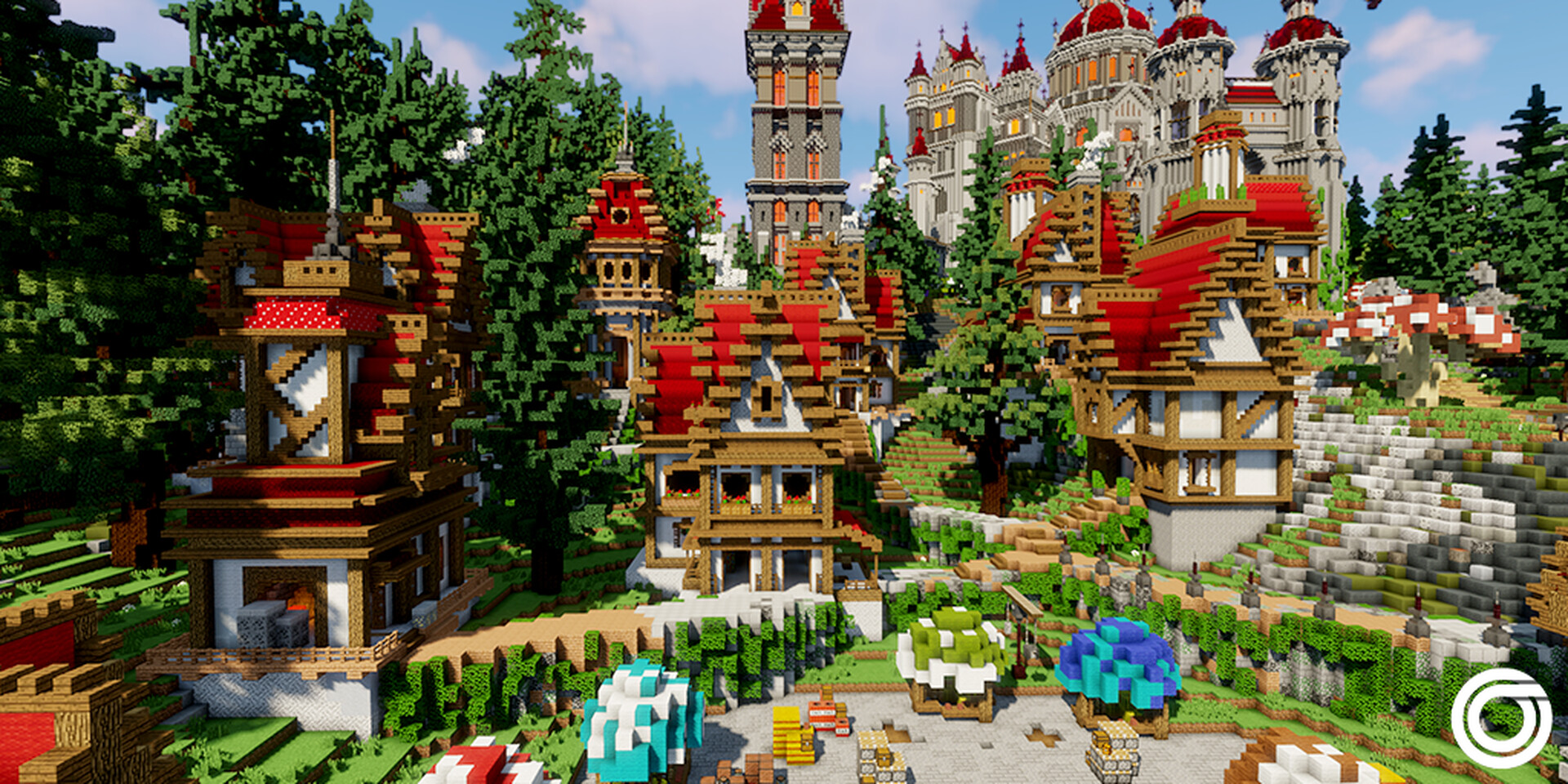 Spawn - Dragon Kingdom - [500x500] Minecraft Map