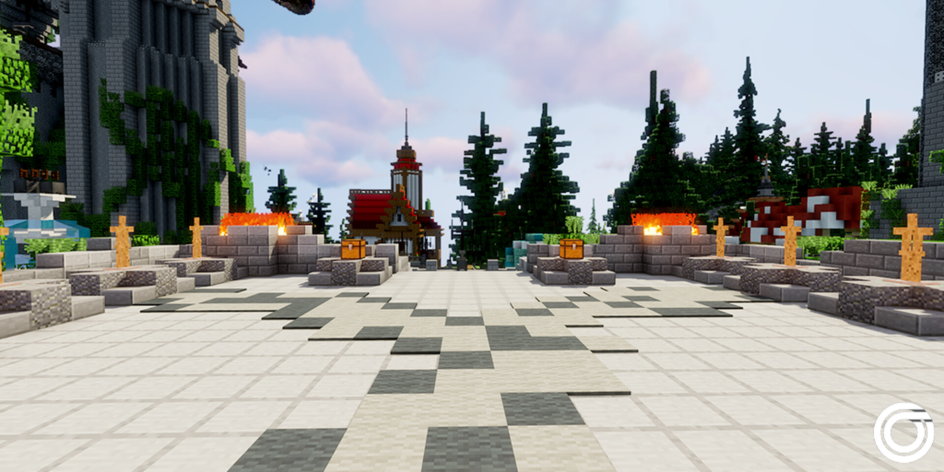 Spawn - Dragon Kingdom - [500x500] Minecraft Map