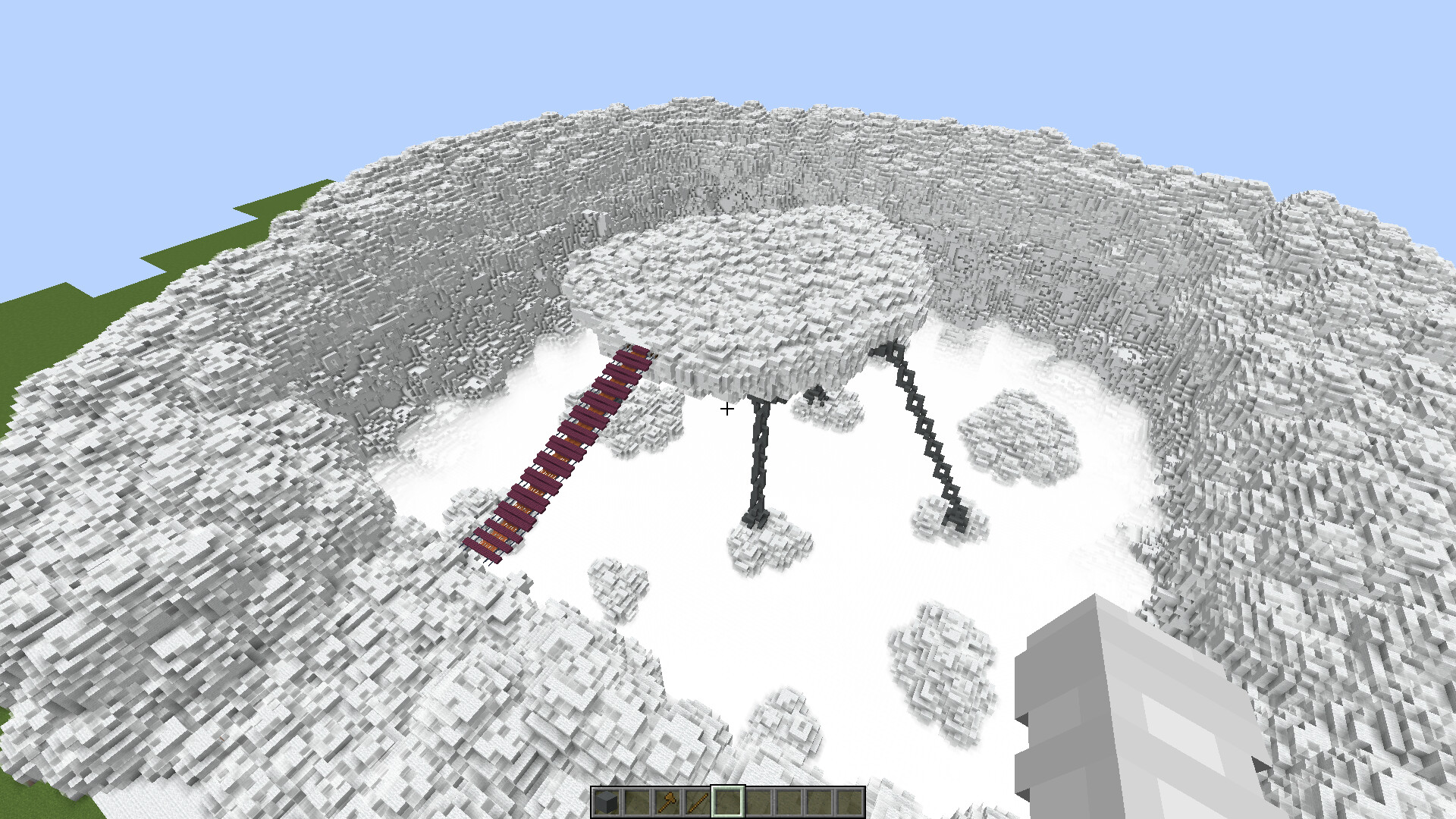 Minecraft Temple in the Sky. Minecraft Map