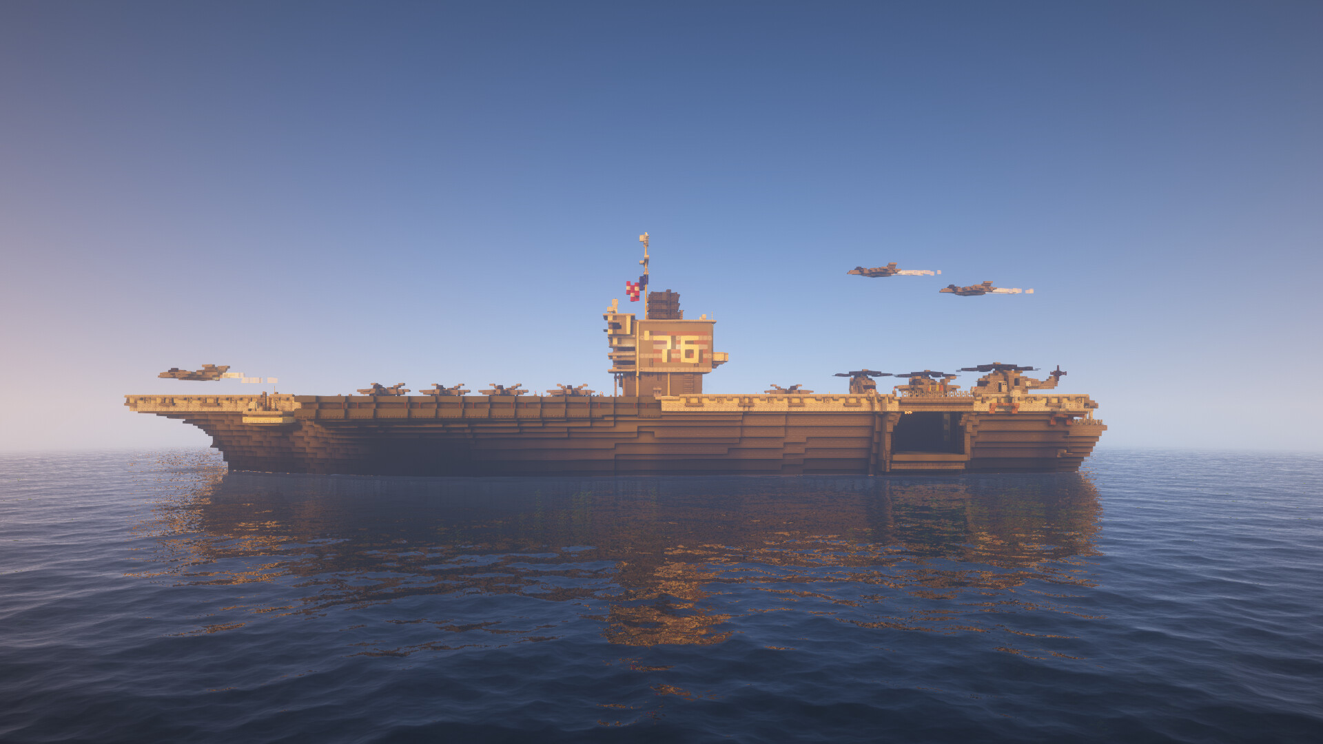 Air Force Base & Carrier Minecraft Map