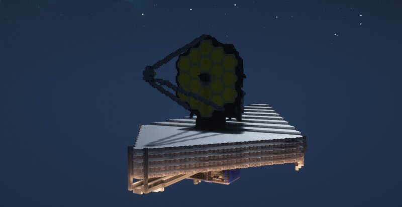 James Webb Space Telescope (JWST) [UPDATED MODEL] Minecraft Map