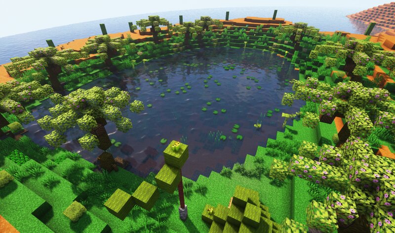 Desert Island Minecraft Map