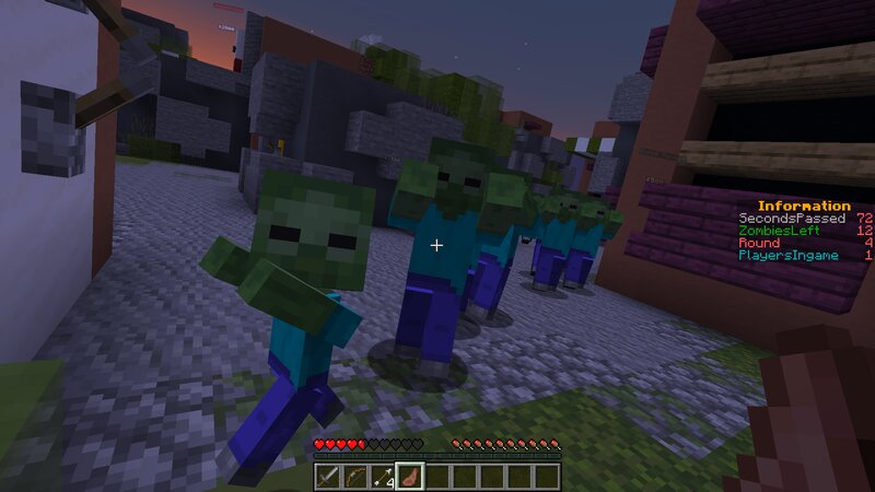 Plaza | A Minecraft Zombies Map Minecraft Map