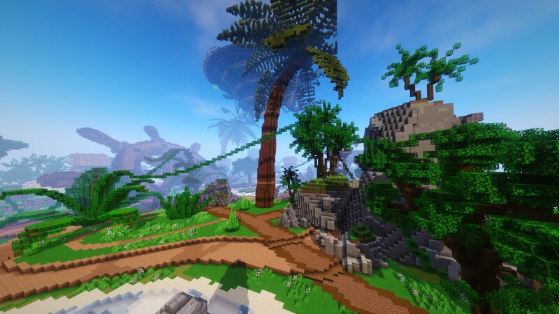 Tropical Pirate Spawn + Warzone Minecraft Map