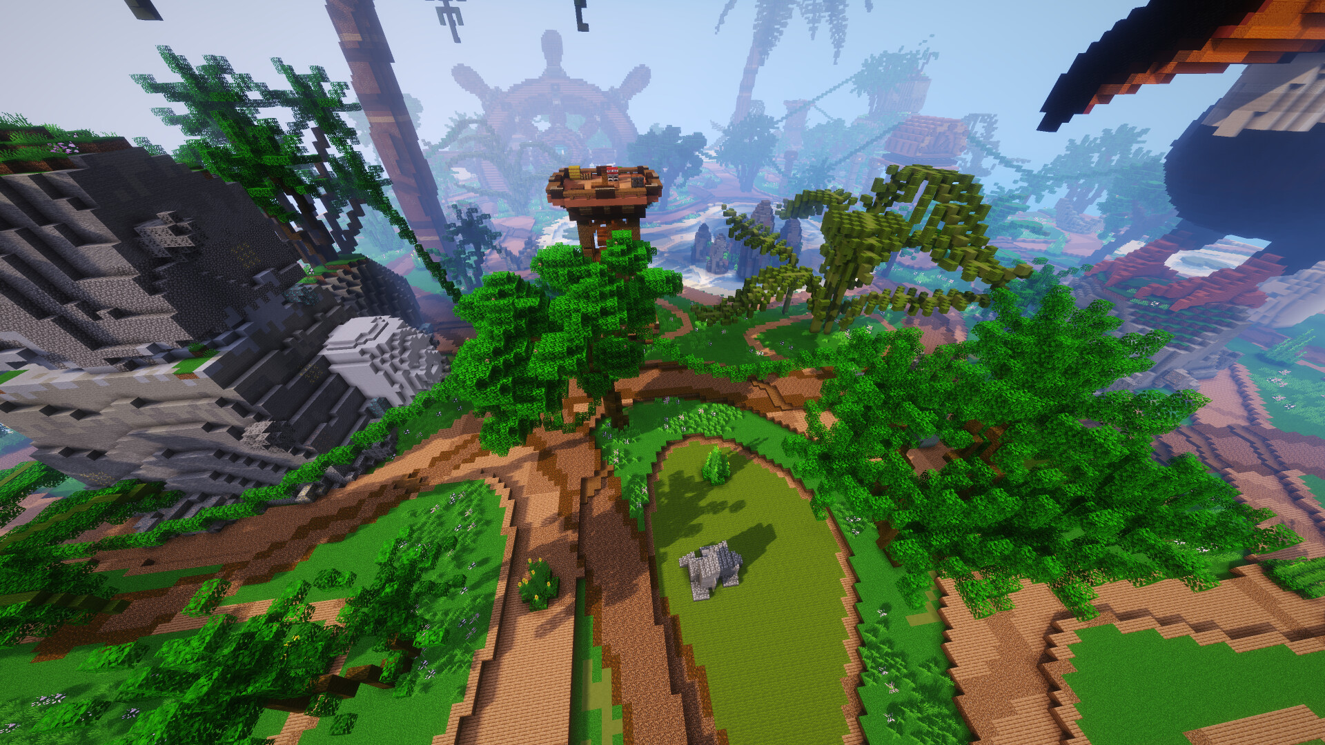 Tropical Pirate Spawn + Warzone Minecraft Map
