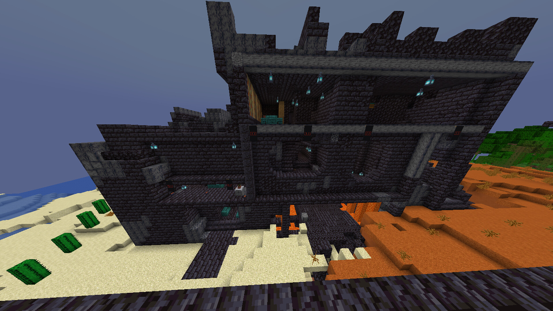 "Restored" Bastion Remnant Minecraft Map