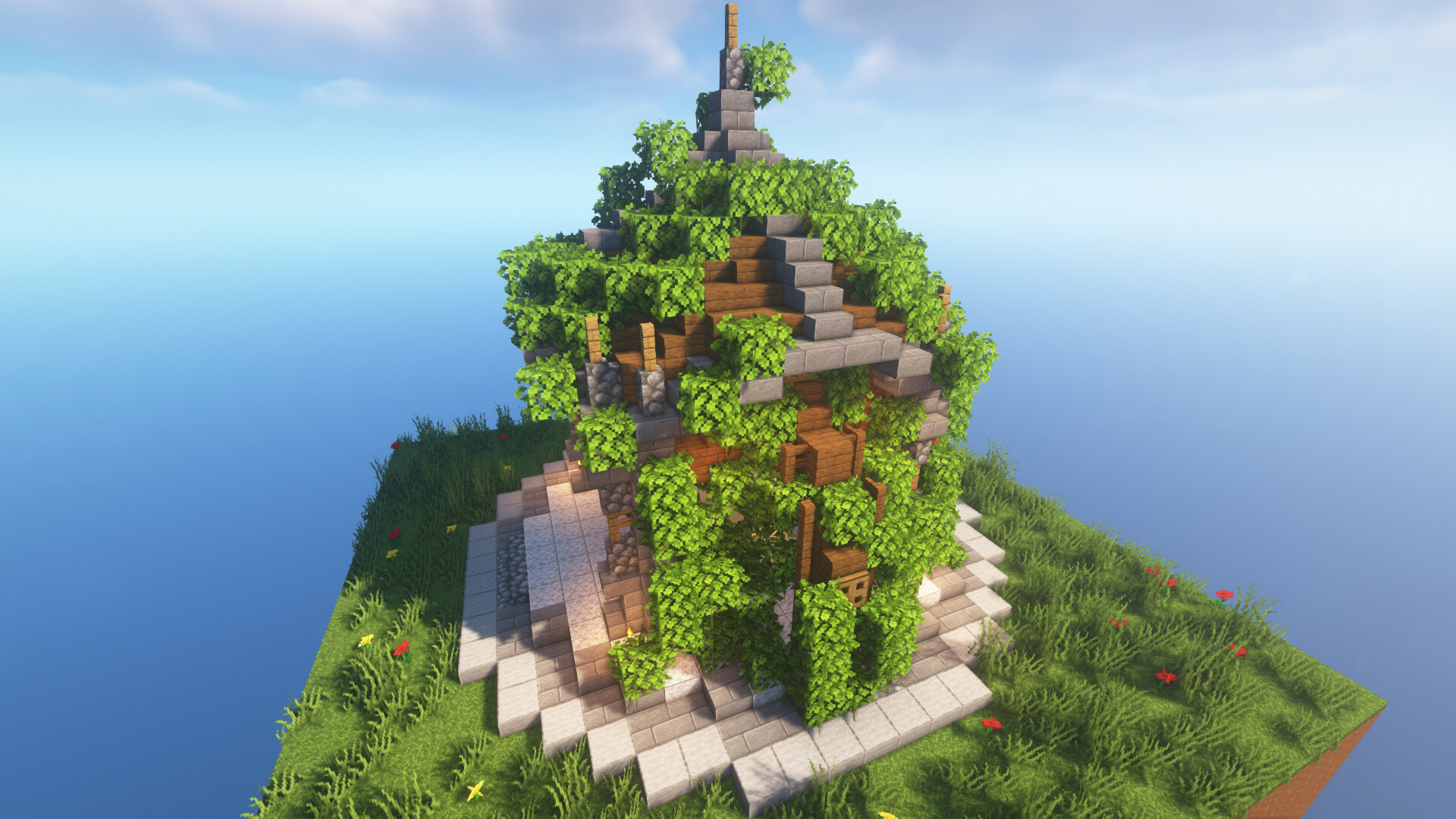 Medieval Small Pavillion With Glassfloor [1.12+ Download] Minecraft Map