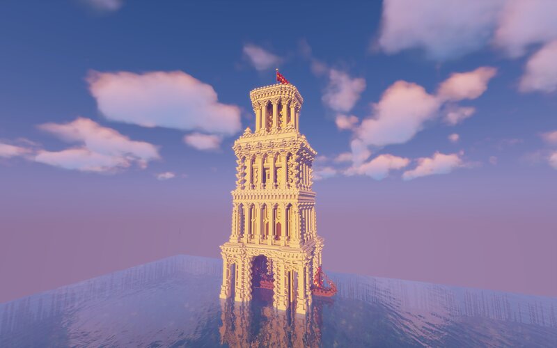 Lighthouse of Alexandria Interpretation Minecraft Map