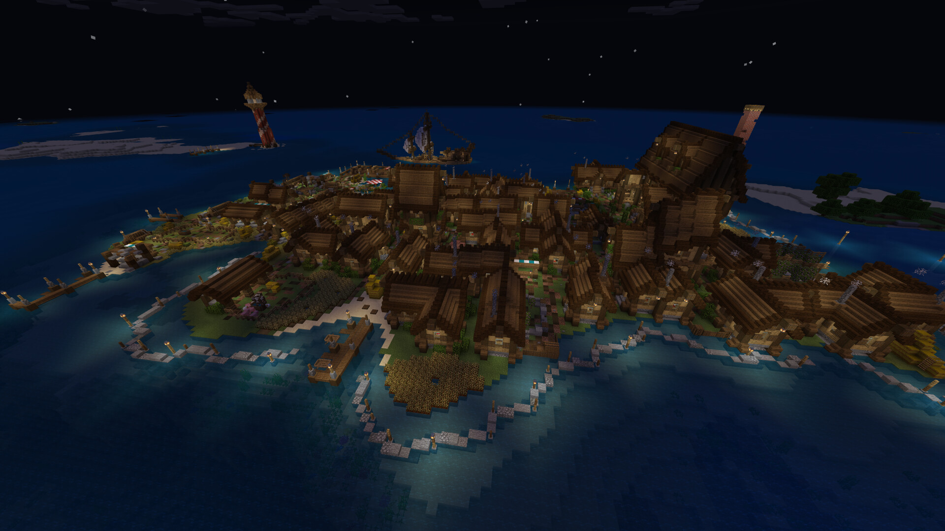Fishing Port City Minecraft Map