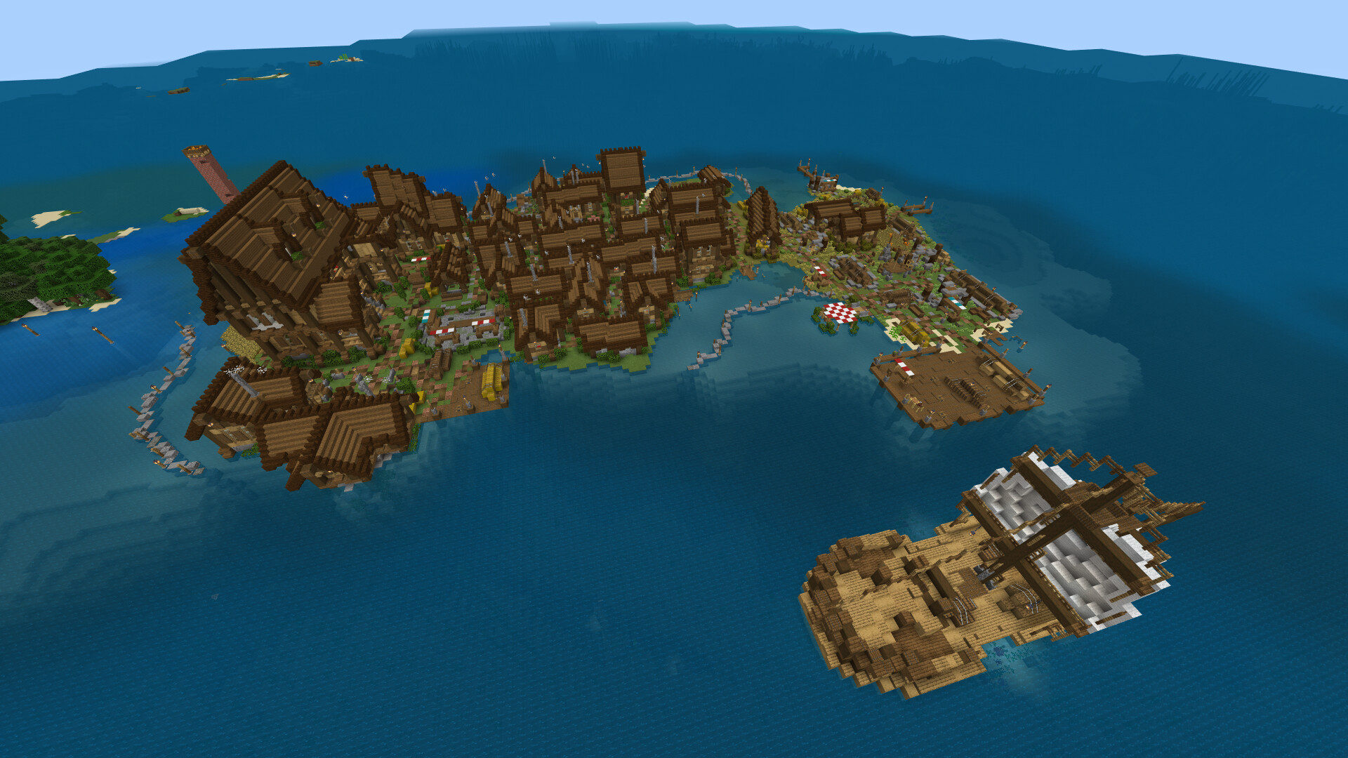 Fishing Port City Minecraft Map