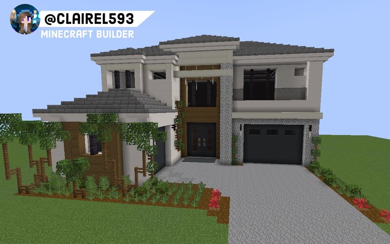 Modern Florida House 2 (schematic) Minecraft Map