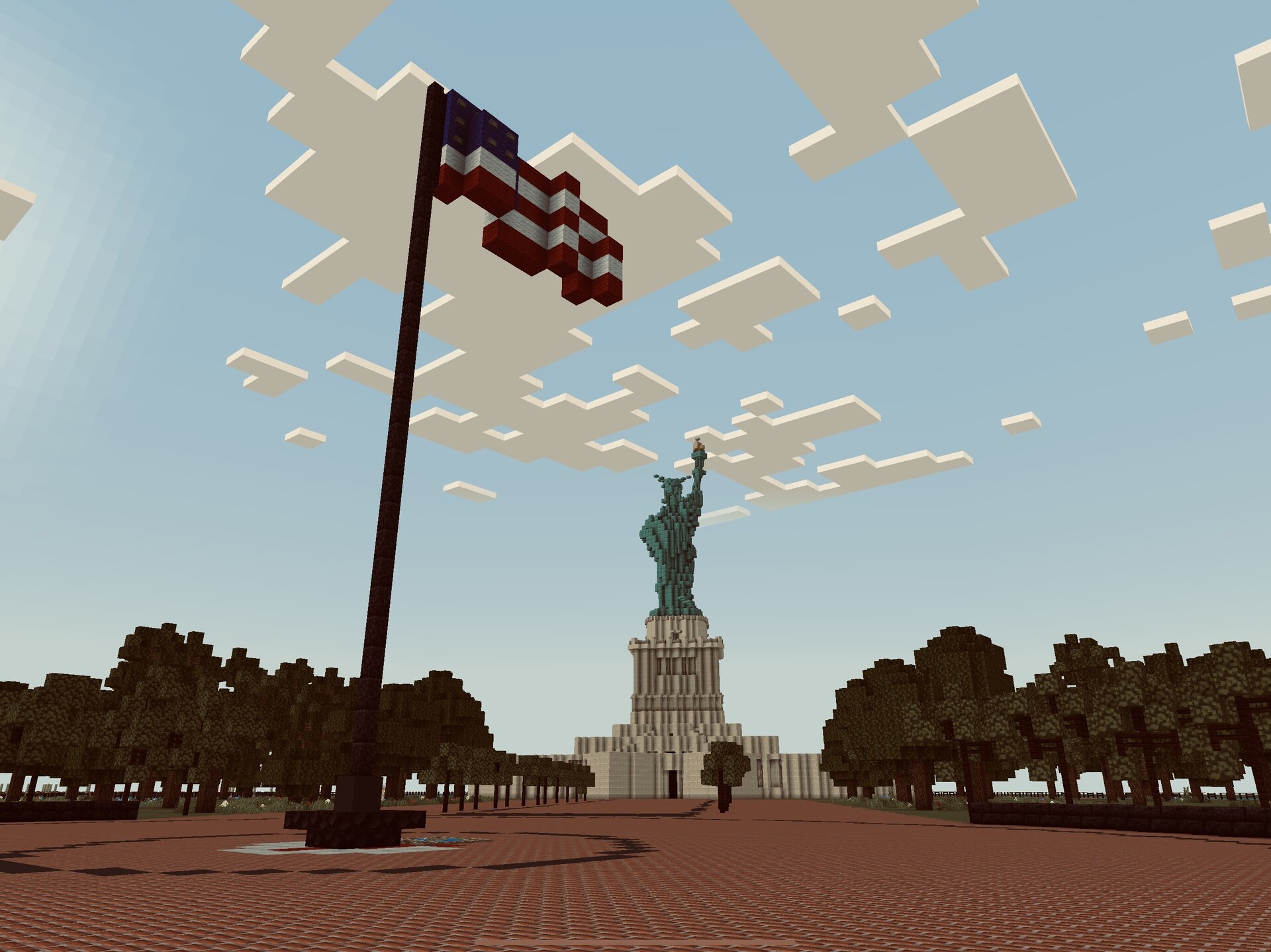 1:1 Liberty and Ellis Island in New York Harbor (Bedrock Downloadable ...