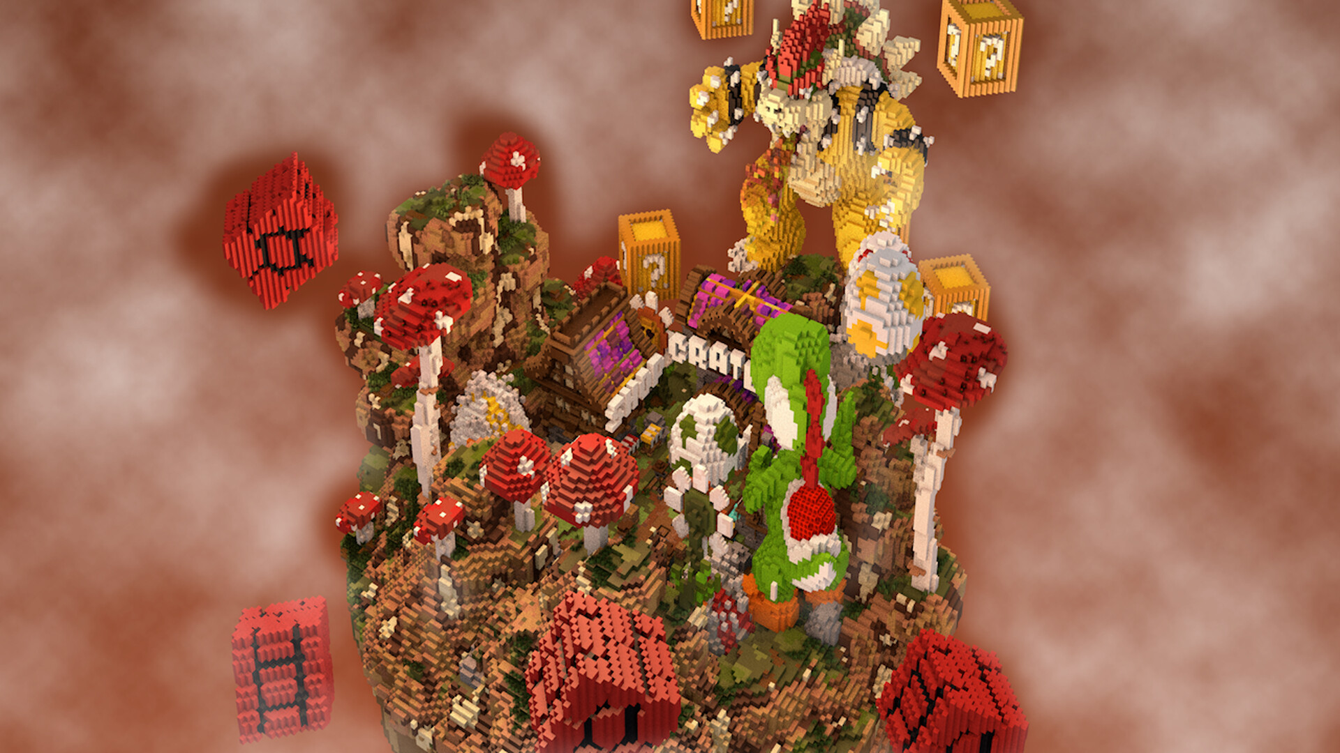 [LOBBY] BOWSER MARIO Minecraft Map