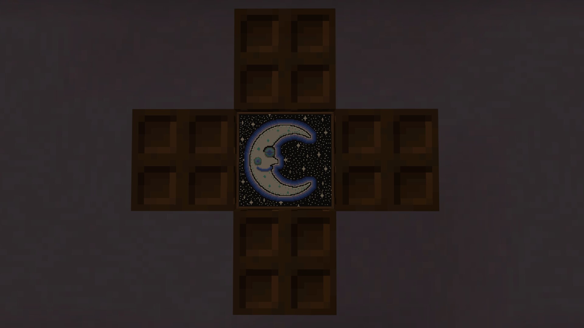 Sleeping Moon Map Art Minecraft Map